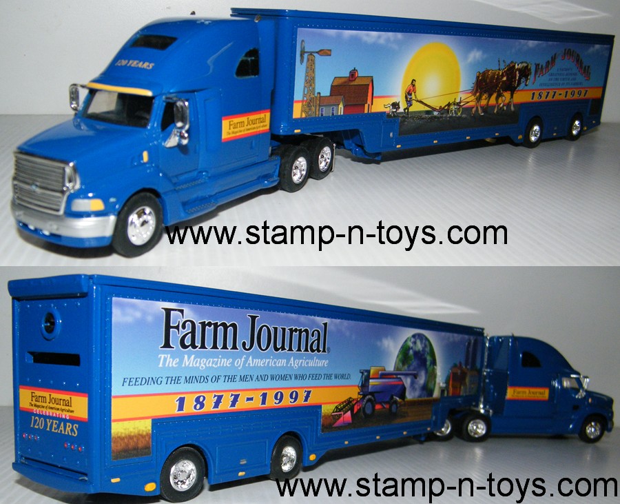 snt 0176 Farm Journal Ford Aeromax w/S/A Van 120 Years | Stamp-n-Toys